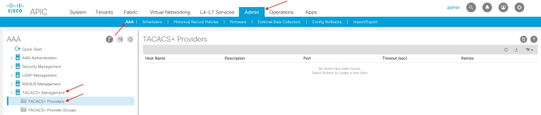 TACACS Configuration in ACI – How to ACI
