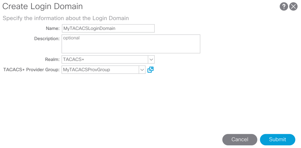TACACS Configuration in ACI – How to ACI